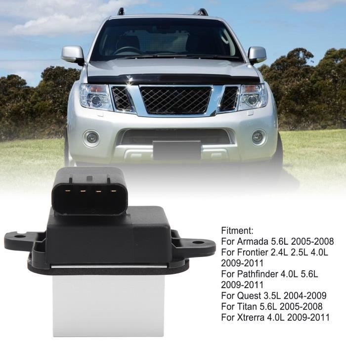 Akozon Puissance de la résistance du moteur du ventilateur Résistance ...