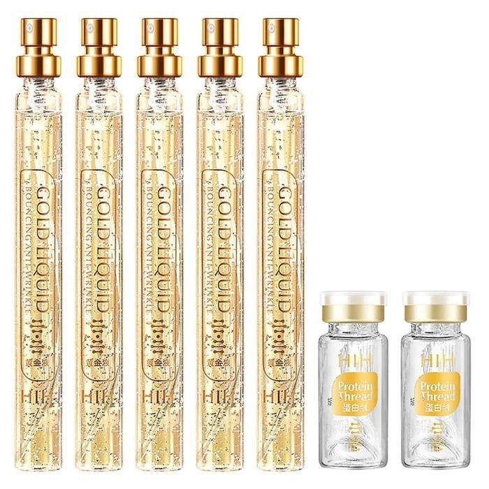 Gold Protein Thread Anti-âge Raffermissant Lifting Fade Fine Wrinkle ...