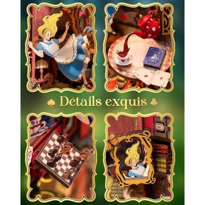 Book Nook Fall Into Wonder, maison miniature DIY, diorama décor bureau ...