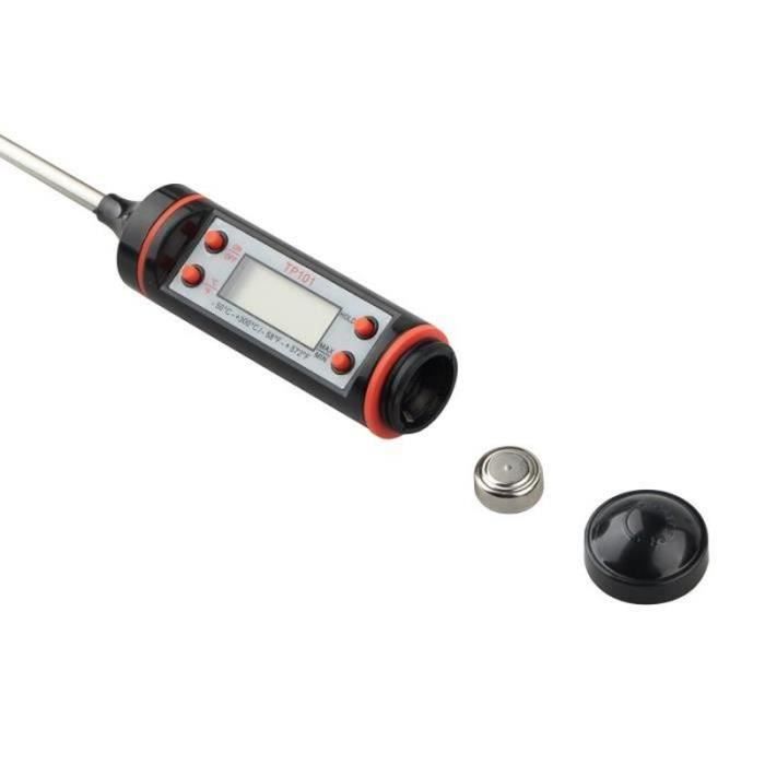 TRIXES Thermomètre de cuisson à sonde LCD numérique - Cdiscount Maison