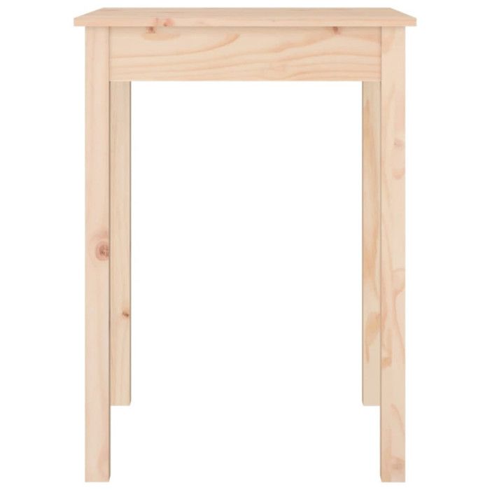 VidaXL Table à manger 55x55x75 cm Bois massif de pin 814254 - Cdiscount ...