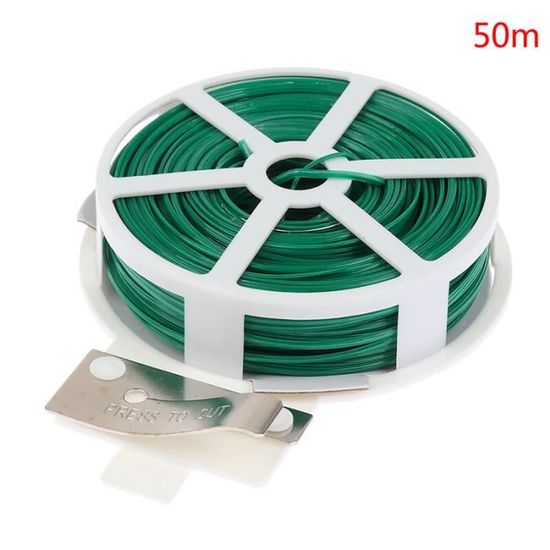 Corde fixe pour plante - C50 - Vert - 20m/30m/50m/100m - Plastique ...