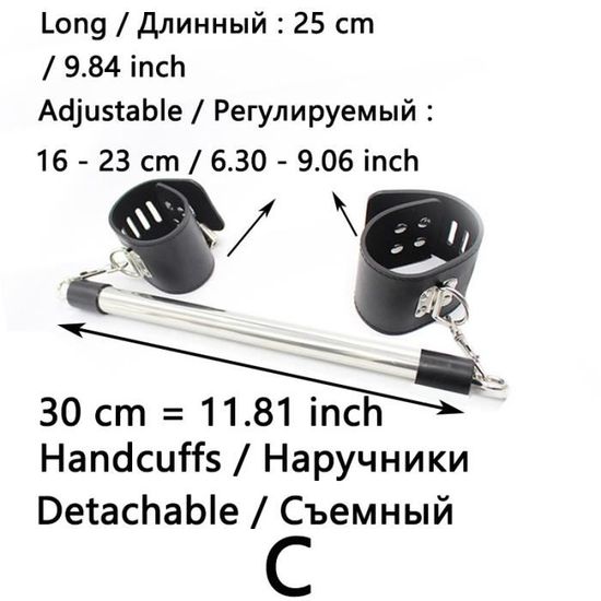 Menottes de retenue et menottes pour les pieds, un mot, Bondage BDSM ...