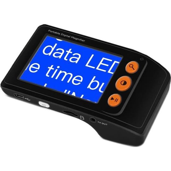 Eyoyo Loupe Electronique Numérique avec Poignée Pliable, Aide à Lecture ...