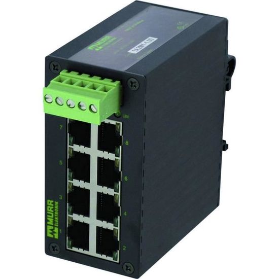 Switch réseau RJ45 8 ports - MURR ELEKTRONIK - TREE - Fast Ethernet ...