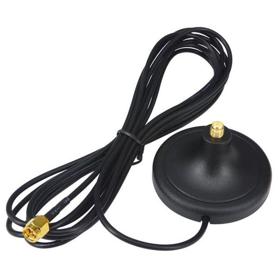 Modem-routeur,Base magnétique d'antenne WiFi avec prise mâle SMA ...