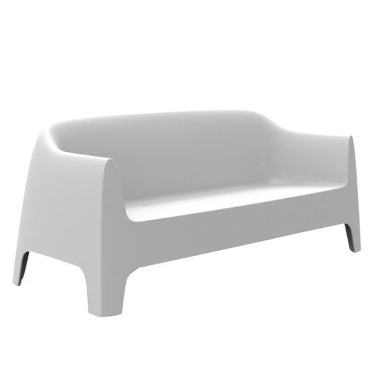 Canapé de jardin Vondom Solid sofa blanc - Cdiscount Jardin