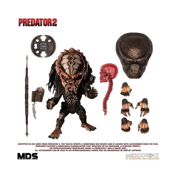 MEZCO TOYS - Predator 2 - Figurine Predator 2 Mezco Designer Series ...