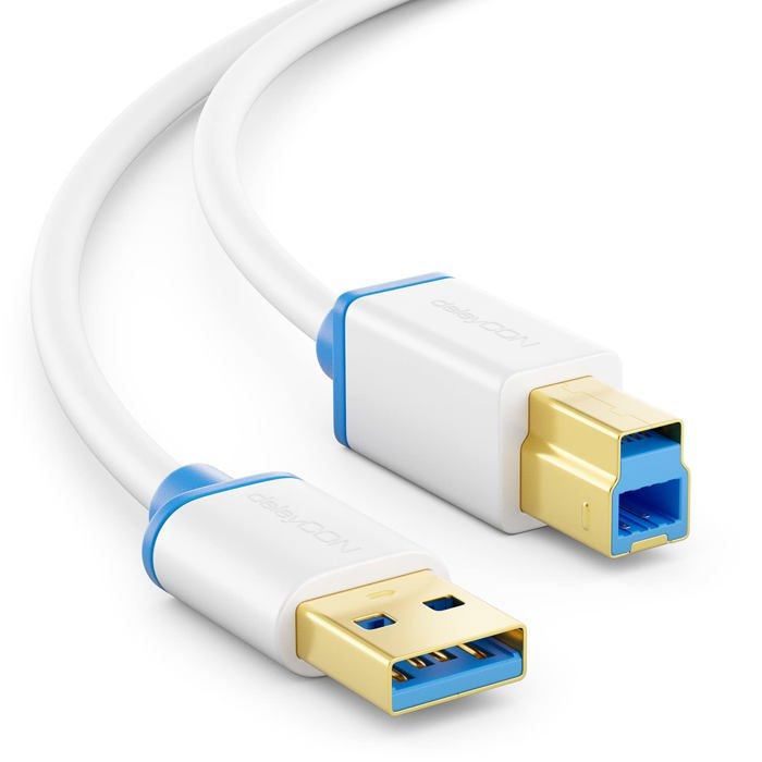 2M Usb 3.0 Super Speed Câble Connecteur Usb A Vers Usb B Câble De ...