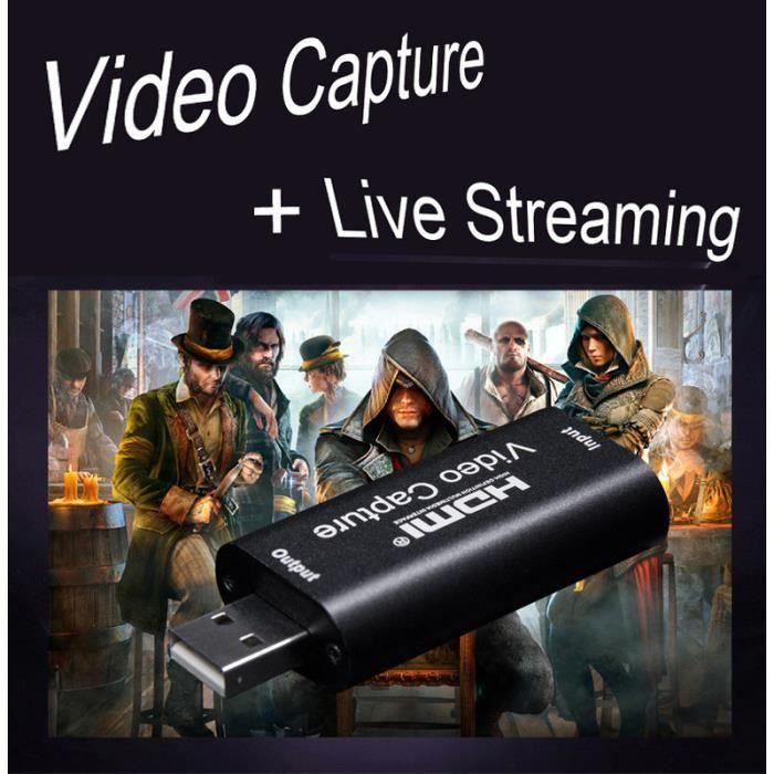 Carte de capture vidéo HDMI. 4K. 1080P. 30fps. USB. téléphone ...