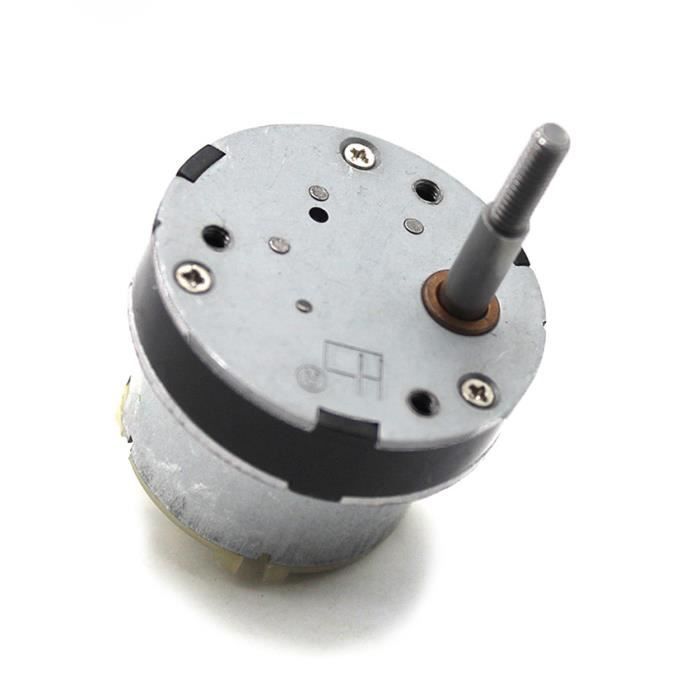 Moteur à engrenages 12V cc pour jouet, faible vitesse, 10 tr-min, 500 ...