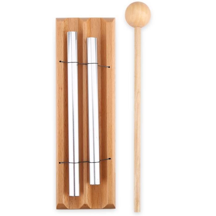 Instrument à percussion pour enfants - AKOZON - 2 tons - Bois et acier ...
