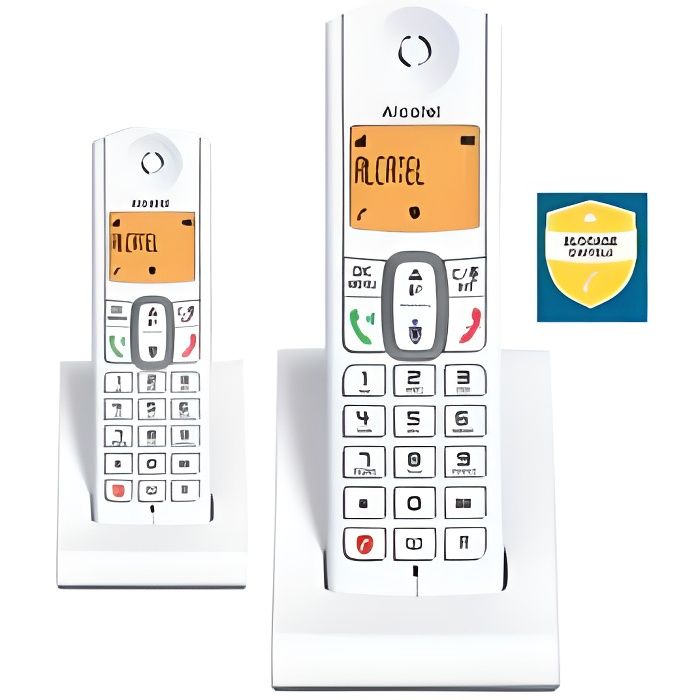 Téléphone Sans Fil Alcatel F 630 Duo Grey - Cdiscount Téléphonie