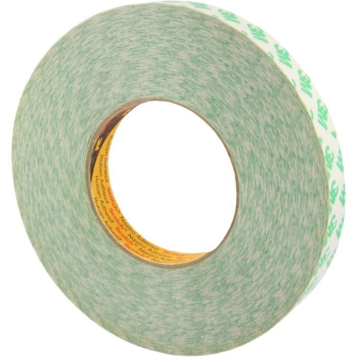 3M 9087 Ruban Adhésif Double-Face En Pvc, Blanc, Largeur Au Choix, 50 M ...