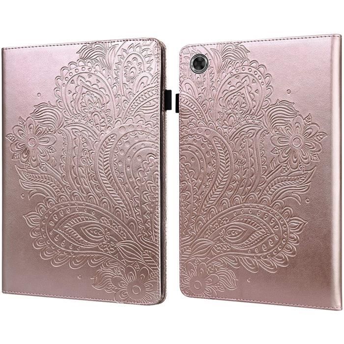 CewFdS Coque pour Lenovo Tab M8 8 Pouces HD Tablet, Relief Fleur de ...