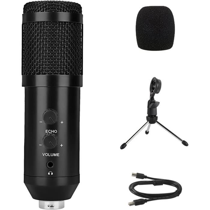 Microphone à condensateur USB Ordinateur professionnel Microphone pour ...