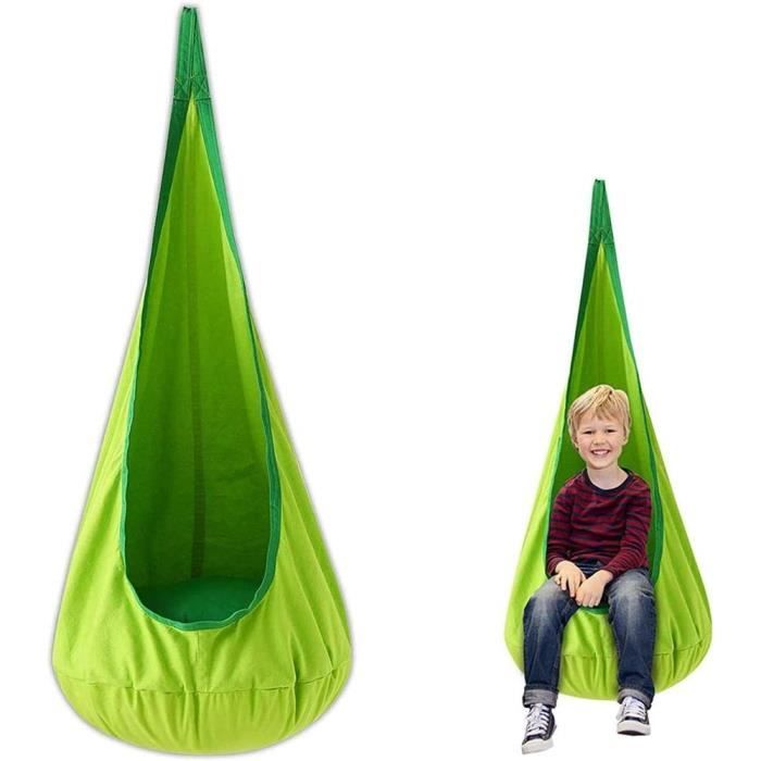Hamac Suspendu pour Enfants - Green - Siège Suspendu avec Coussin d'Air ...