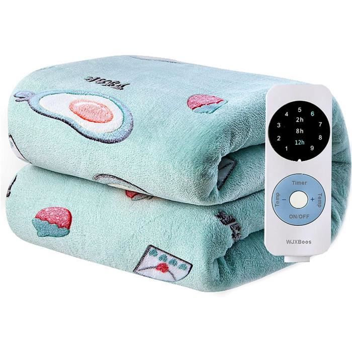 Couverture Chauffante Avec Arrêt Automatique,Flanelle Peluche ...