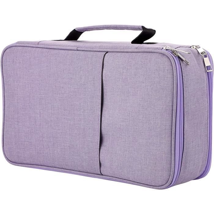 360 Trous Trousse De Crayon De Couleur Sac À Crayons-Stylos-Feutres ...