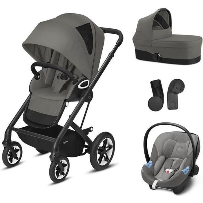 Poussette 3 en 1 Cybex Talos S Lux - Nacelle Cot S - Coque Aton M I ...