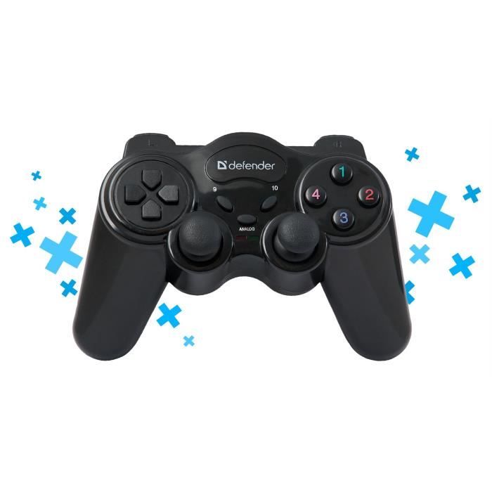 Defender Wireless Gamepad Sans Fil GAME MASTER WIRELESS USB Radio 12 ...