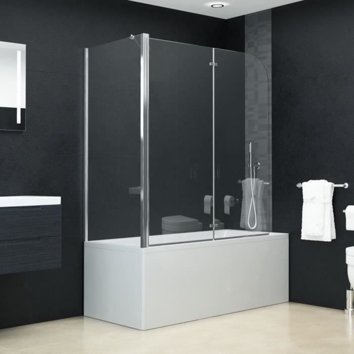 Cabine de douche - DIOCHE - 120x68x130 cm - Verre ESG - Design pivotant ...