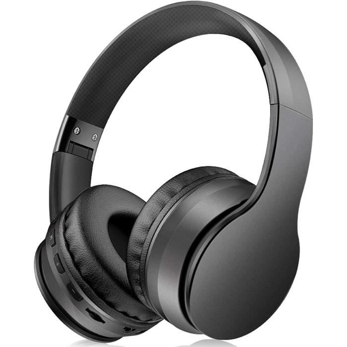 Casque Bluetooth 5.0 Avec Bandeau Pliable, 4 En 1 Stéréo Bass Sans Fil ...