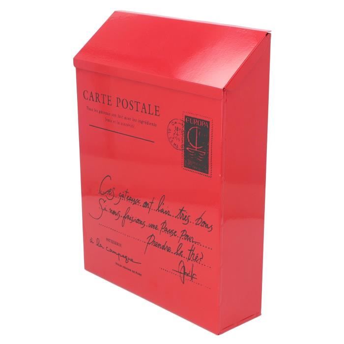 Omabeta Boîte aux lettres en fer Boîte aux lettres murale en fer de ...