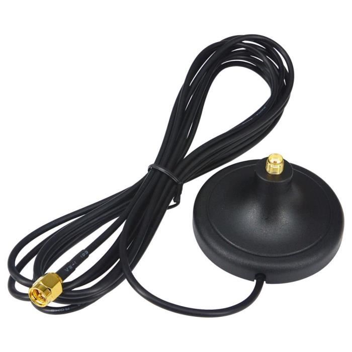 Modem-routeur,Base magnétique d'antenne WiFi avec prise mâle SMA ...