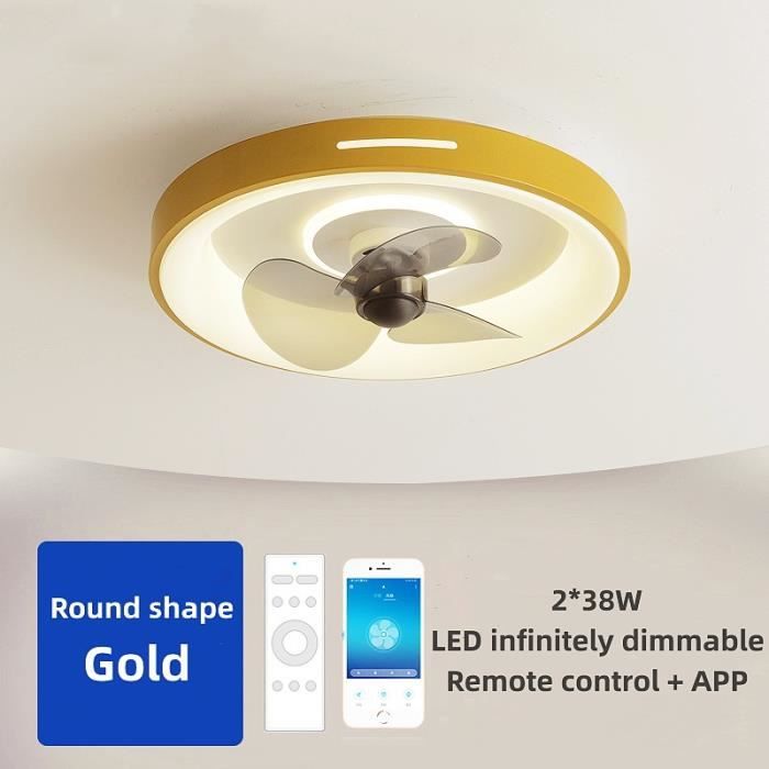RUMOCOVO Plafonnier LED avec ventilateur rotatif 360 degrs luminaire de ...