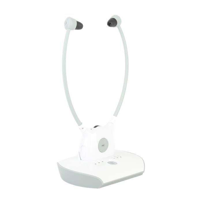 Casque auditif TV - SONEW - Écouteurs sans fil 2.4GHz - Connexion AUX 3 ...