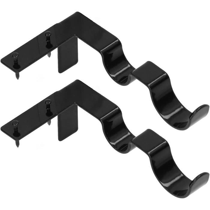 Lot De 2 Supports De Tringle À Rideau À Double Support, Support De ...
