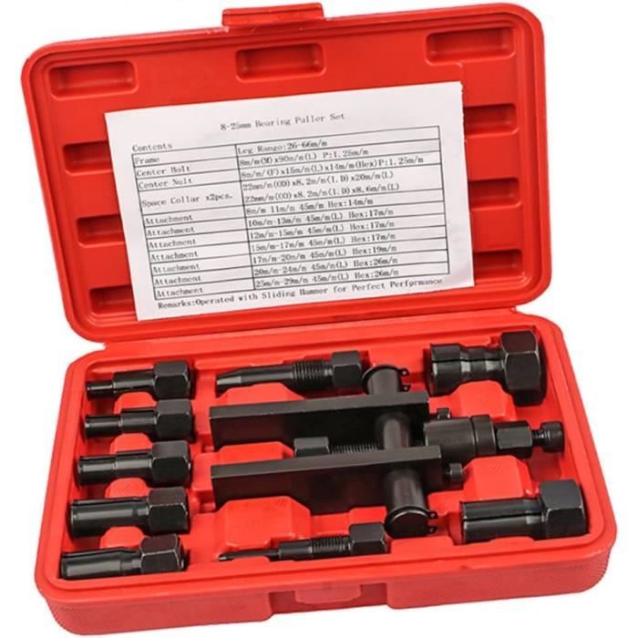 10 Pièces Extracteur De Retrait De Roulement Outil De Retrait De Moyeu ...