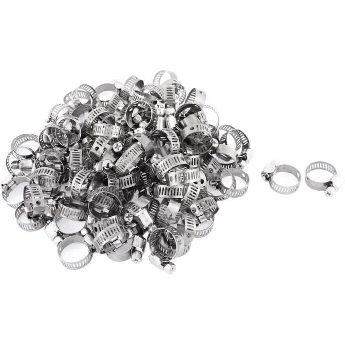 Sourcing Map 100Pcs Collier De Serrage Tuyau Pince Clip Serre Joint 12 ... Sourcing Map 100Pcs Collier De Serrage Tuyau Pince Clip Serre Joint 12 ...
