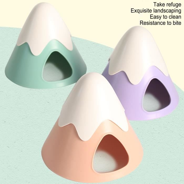 DUO Hamster Maison Maison de Petits Animaux de Compagnie cachette pour ...