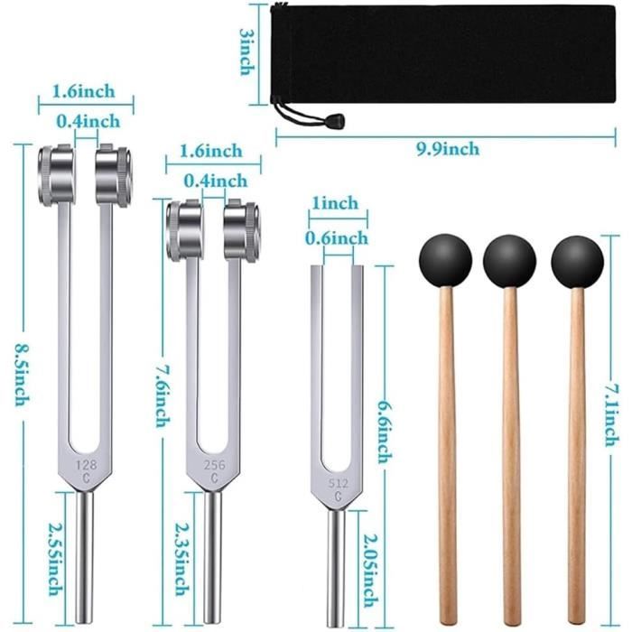 Diapason,Diapason Therapeutique,Diapason Medical,15pcs Avec marteau en ...