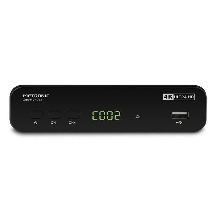 METRONIC 441701 Décodeur TNT 4K Ultra HD avec Port USB- Chaines ...
