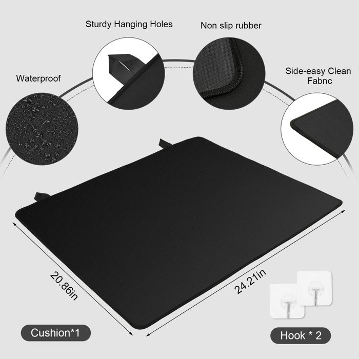 TTLIFE Protection Plaque Induction, Tapis Plaque Induction 61,5x53cm ...