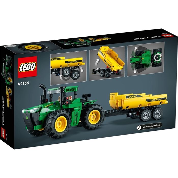 LEGO TECHNIC - 42136 - Tracteur John Deere 9620R 4WD - Cdiscount Jeux ...