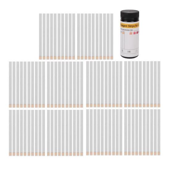 Bandelettes de test de cétone 100 pièces bandelettes de réactif cétone ...