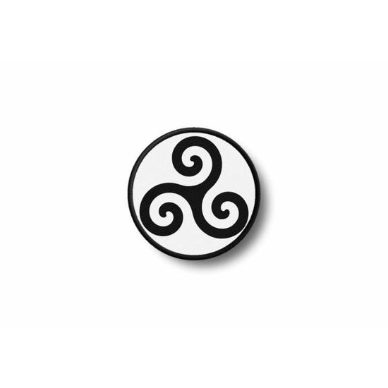 Patch ecusson brode imprime thermocollant triskell triskel drapeau ...