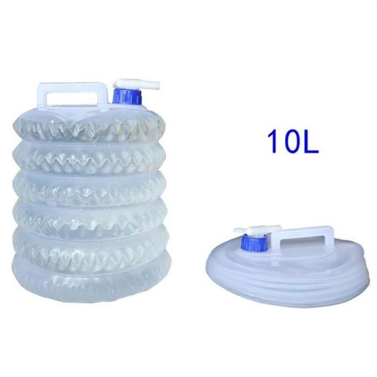 Sac d'hydratation,Seau pliable de Camping en plein air 5L 10L 15L,sac à eau pliable,conteneur ...