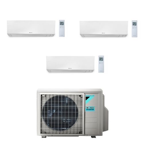 Climatisation TRI split DAIKIN BLUEVOLUTION 3MXM68 + une unité intérieure Perfera 3500w et deux ...