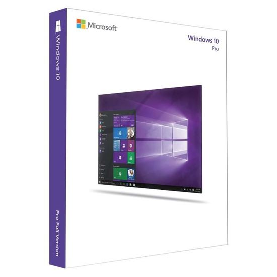 Microsoft Windows 10 Pro Retail Key - Cdiscount Informatique
