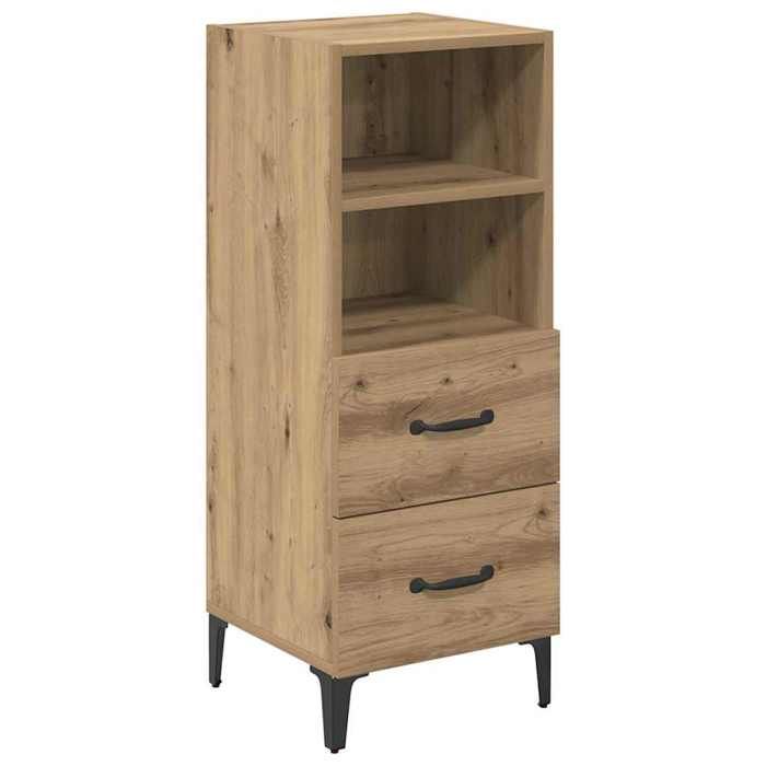 Placard salle à manger - BEST-HOME - Buffet - chêne artisanal - 34x34 ...