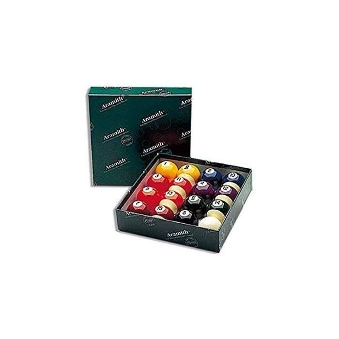 Jeu de Billes ou Boules de Billard Américaines Aramith 52 mm - Billard ...