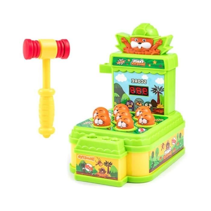 Whack Game Toy avec Taupe Mini Jeu D'arcade Électronique Martelant pour ...