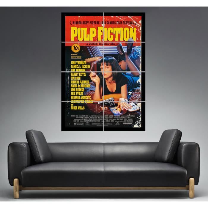 Pulp Fiction Tarantino Affiche Cinéma Wall Poster Movie Film Classic ...