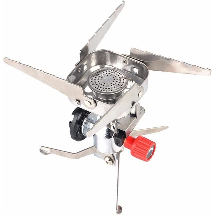 Mini réchaud de camping, 4000w petit réchaud à gaz de camping pliable ...
