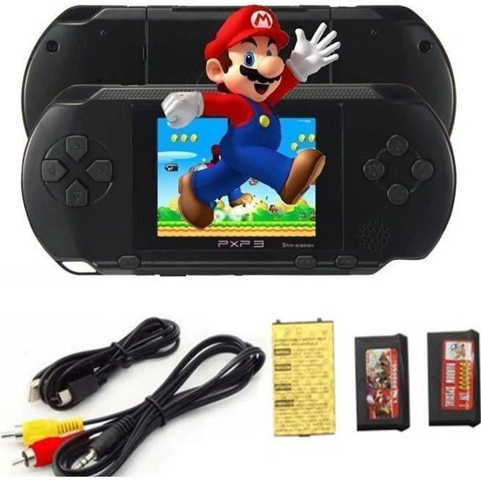 XX17241-Noir Console PXP3 Écran de 3 pouces 200 jeux intégrés ...
